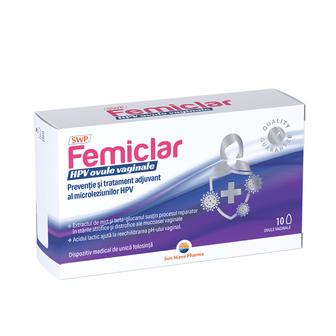 Femiclar HPV x 10ovule Sun Wave