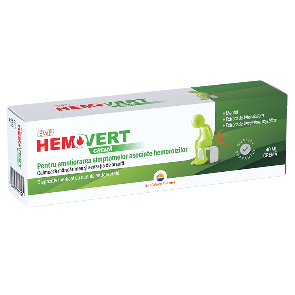 Hemovert Crema 40ml Sun Wave