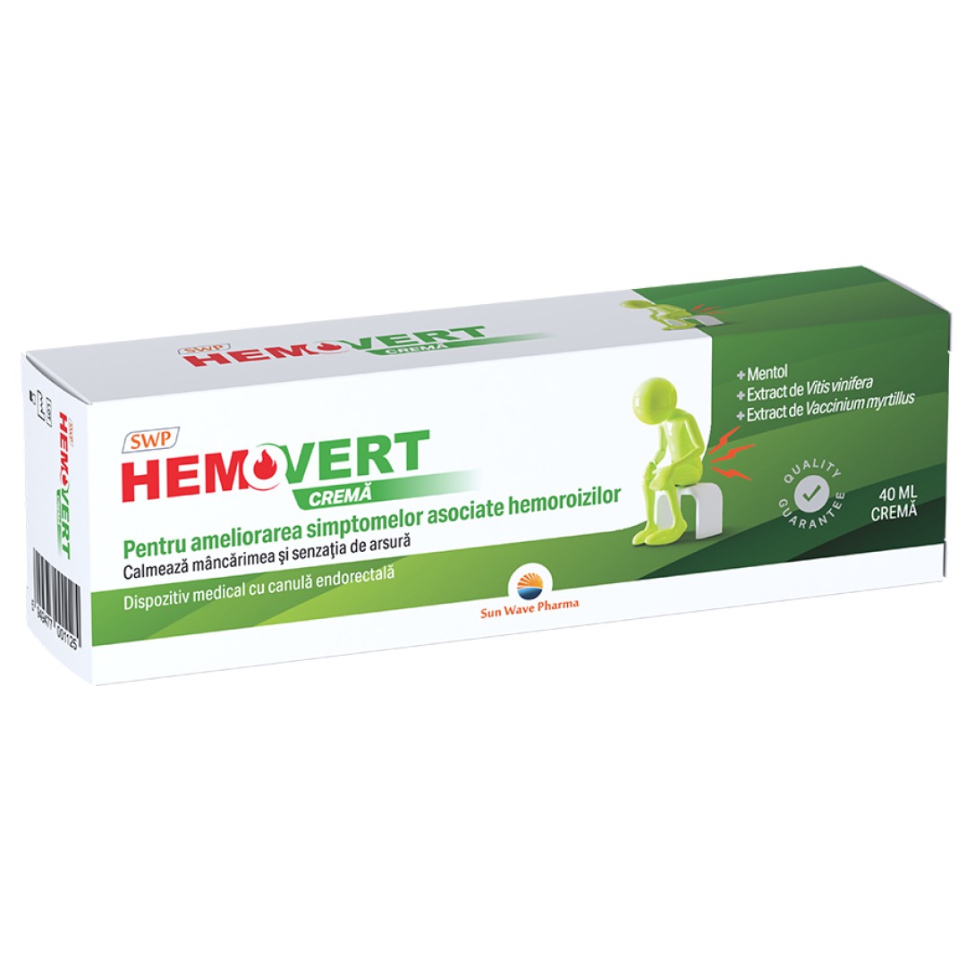 Hemovert Crema 40ml Sun Wave