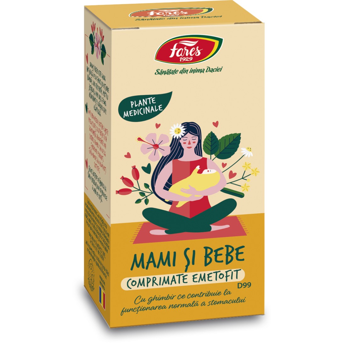 Mami&Bebe Emetofit x 30 comprimate masticabile