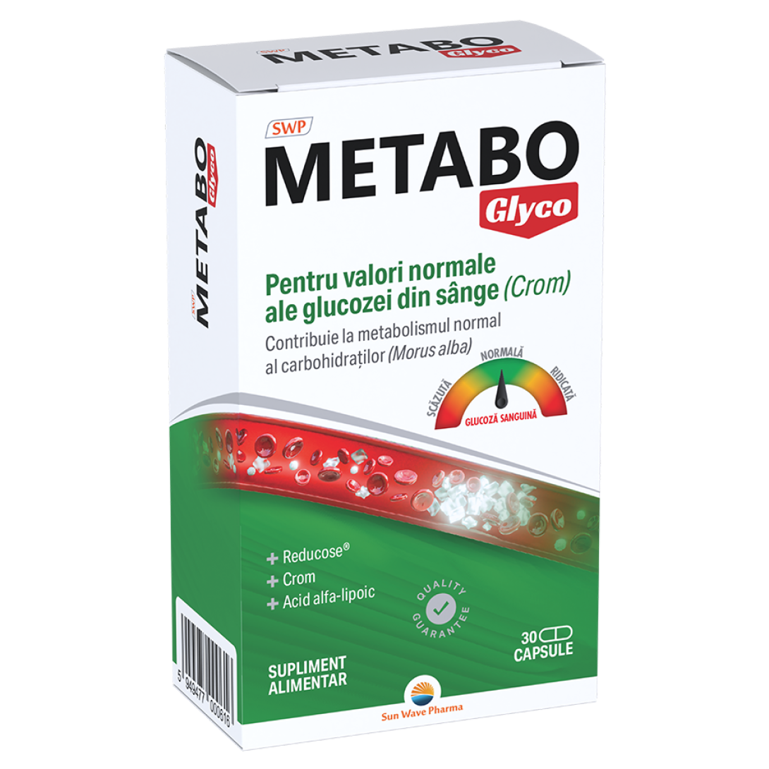Metabo Glyco x 30 capsule | SolisFarma