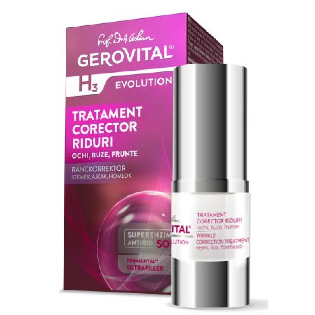 Gerovital H3 Evolution Tratament corectare riduri x 15 ml