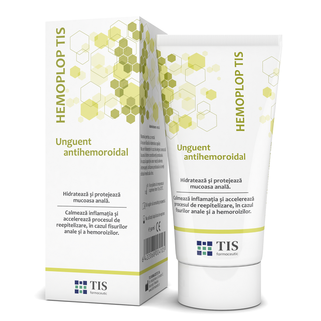 Hemoplop TIS Unguent antihemoroidal x 50 ml
