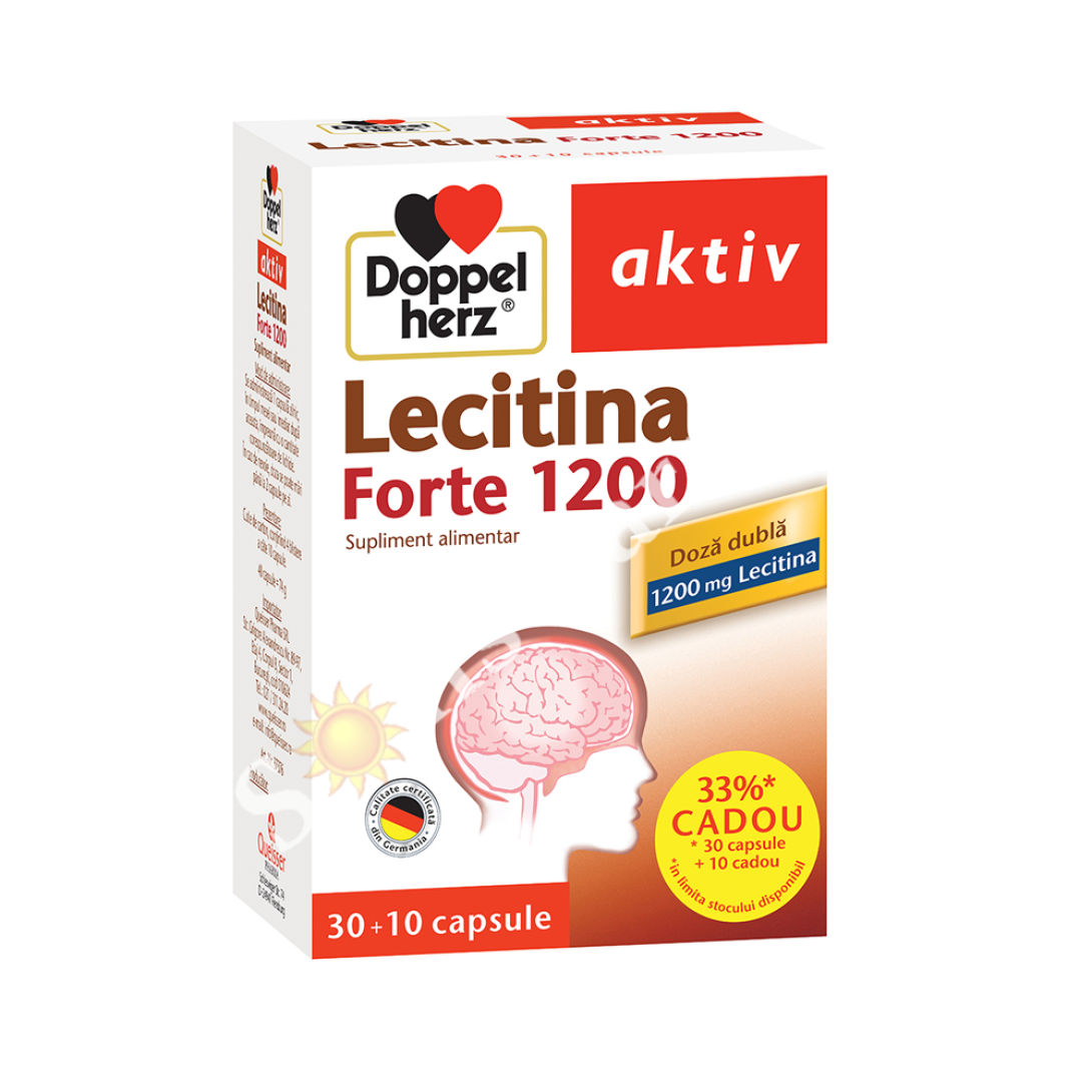 Doppelherz Lecitina Forte 1200 x 30+10 capsule