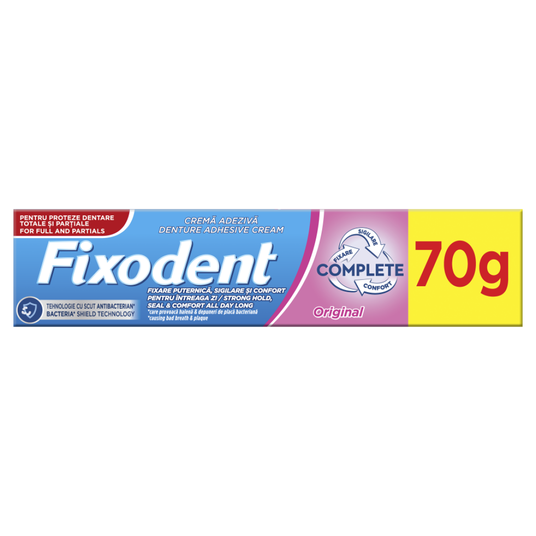 Fixodent Original crema adeziva proteze 70g