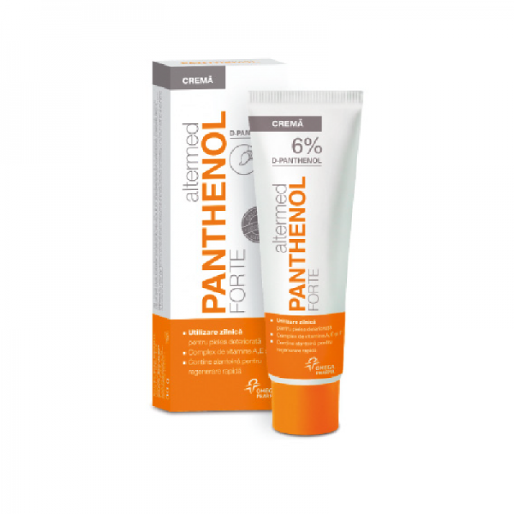 Panthenol Cremă Forte 6% 30 g – cremă pentru piele