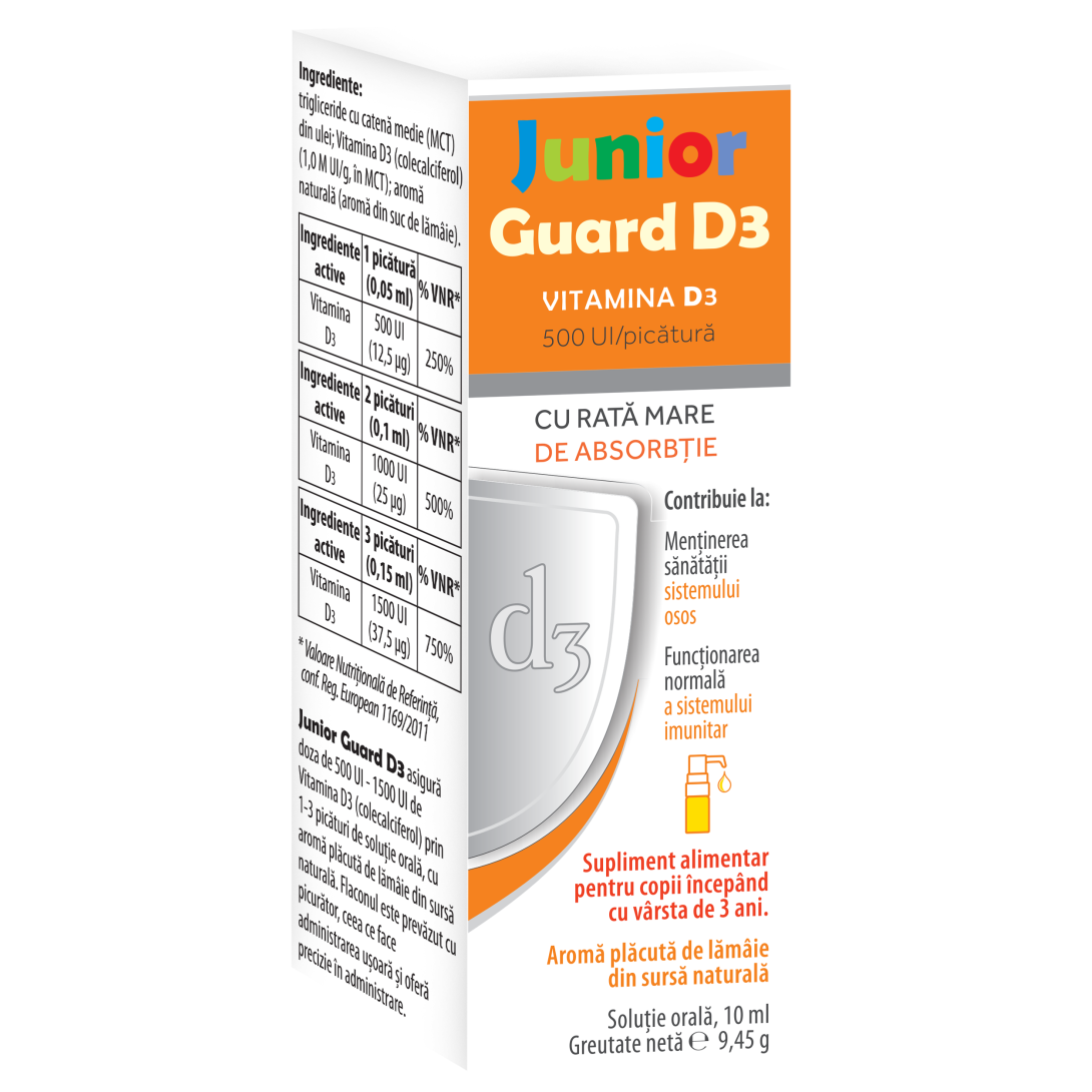 Junior Guard D3 sol orala x 10 ml